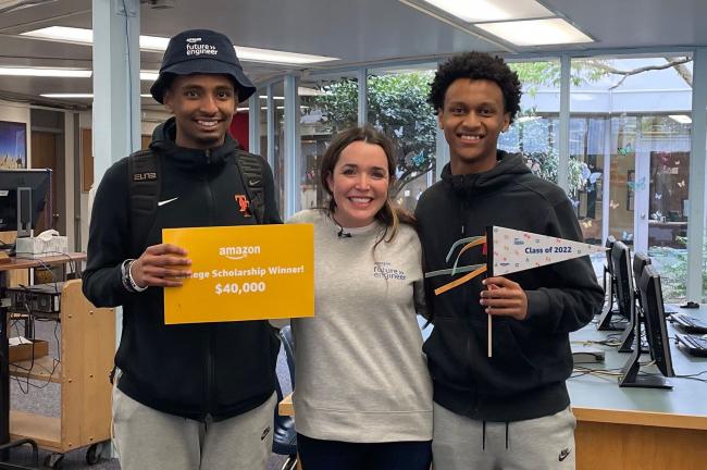 Two Highline students earn $40K Amazon Future Engineer Scholarships ...